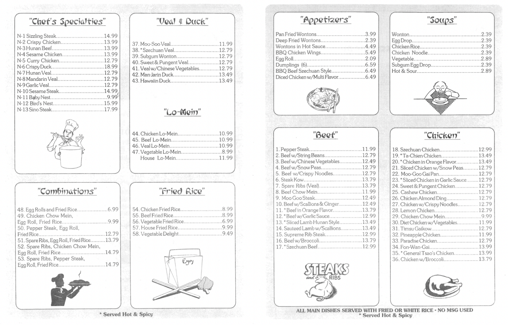 Kosher Menu Collection: American Chinese Food in Brooklyn - American ...