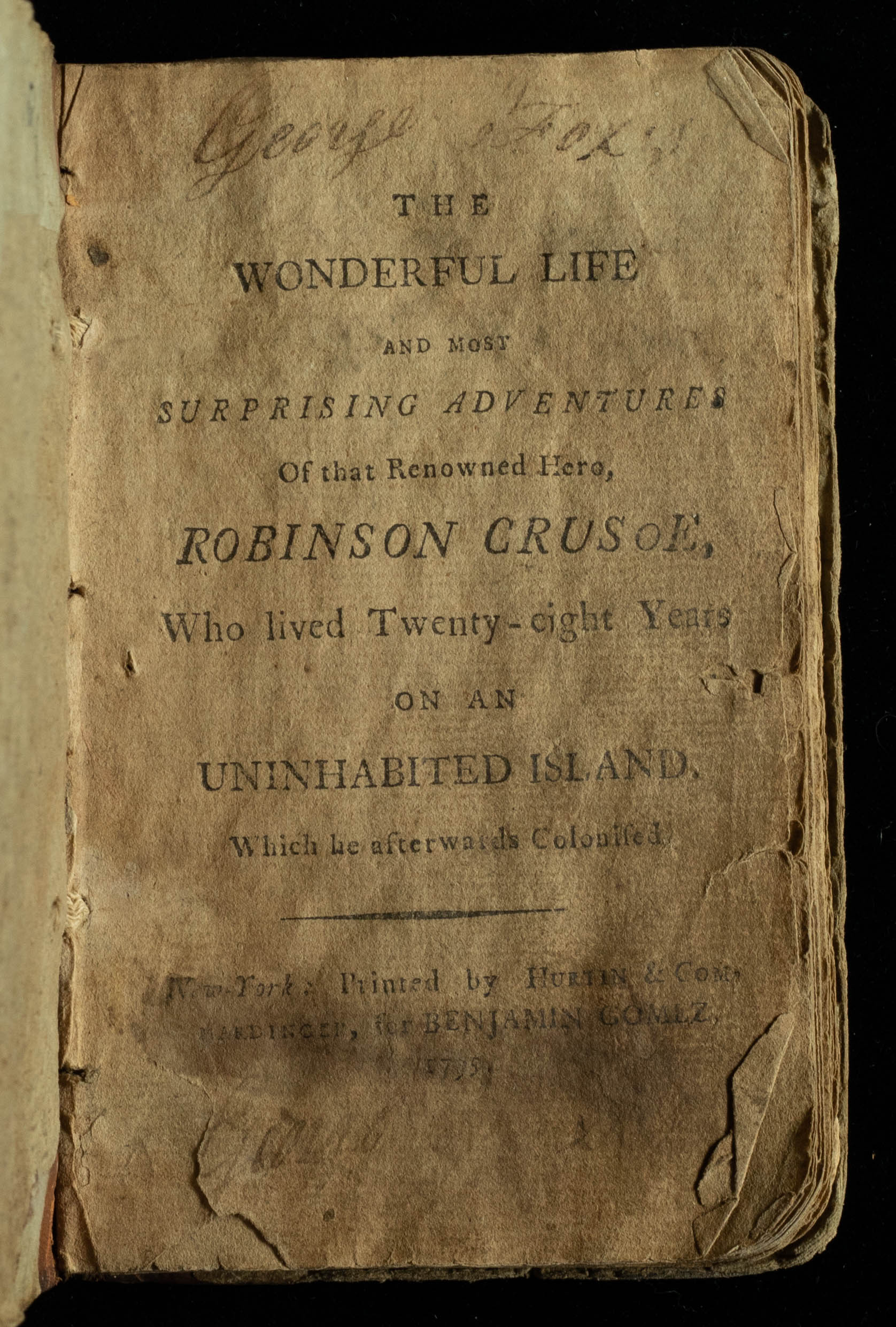 Colonial Bookseller Benjamin Gomez: The books tell the story - American ...