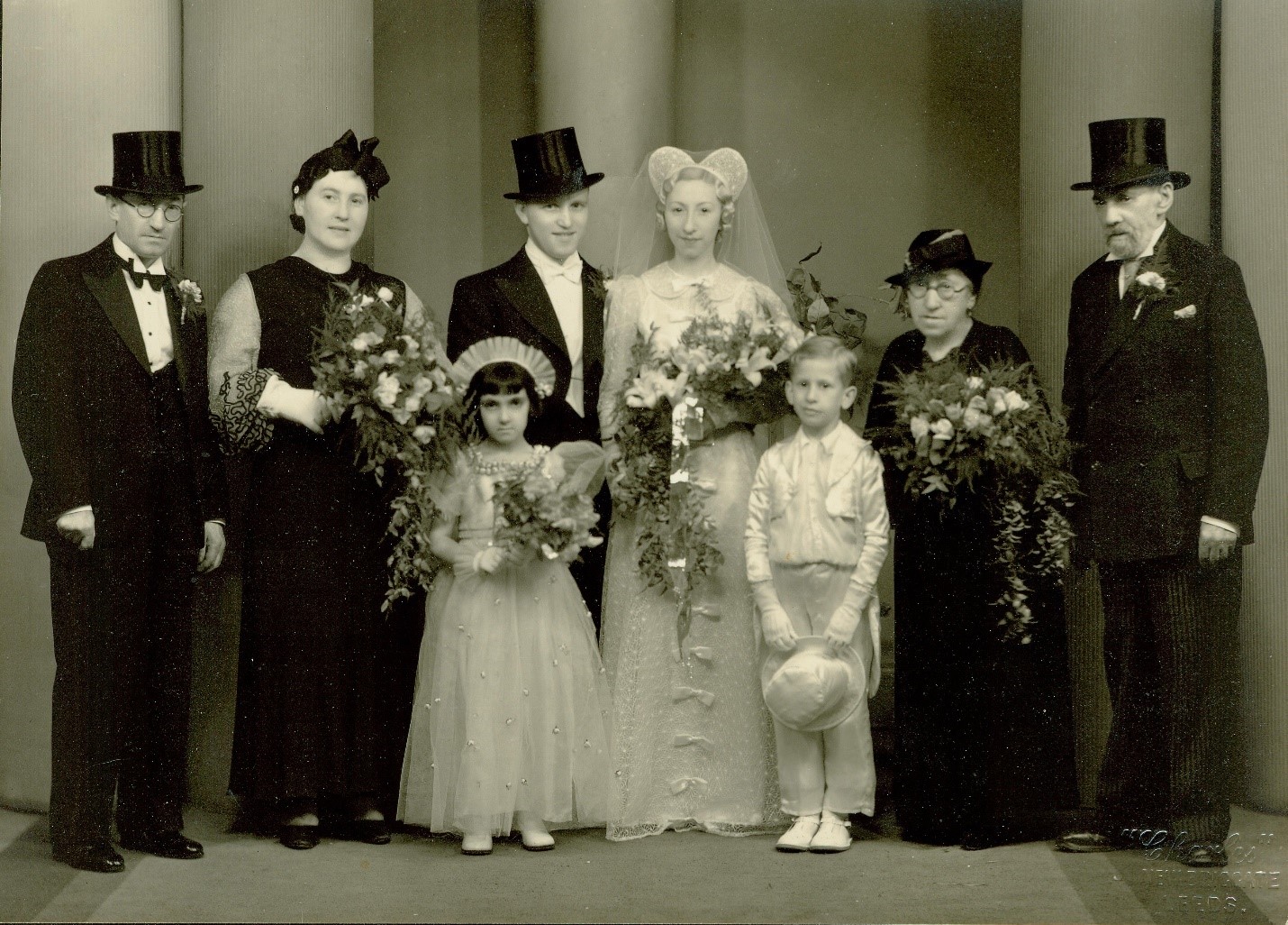 Malke Vosk’s Handmade Wedding Gown and Fascinator - American Jewish ...