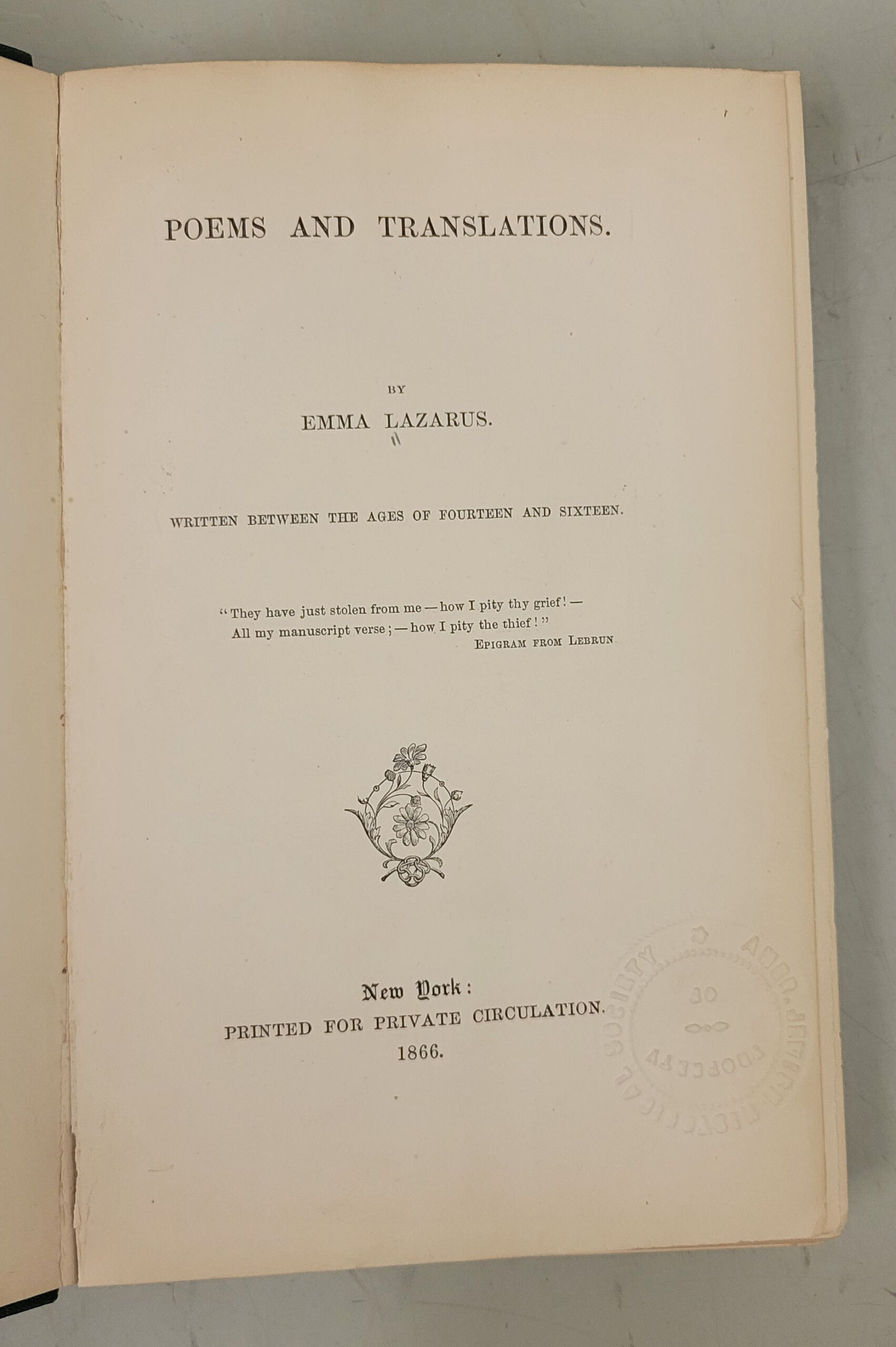 The Bookplates of Notable Jewish Americans - American Jewish Historical ...