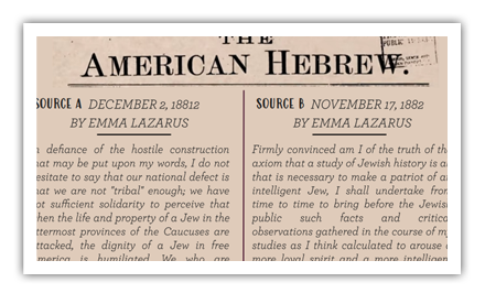 Emma Lazarus Project Curriculum - American Jewish Historical Society